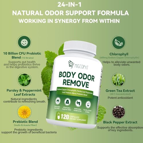 natural body odor relief supplement