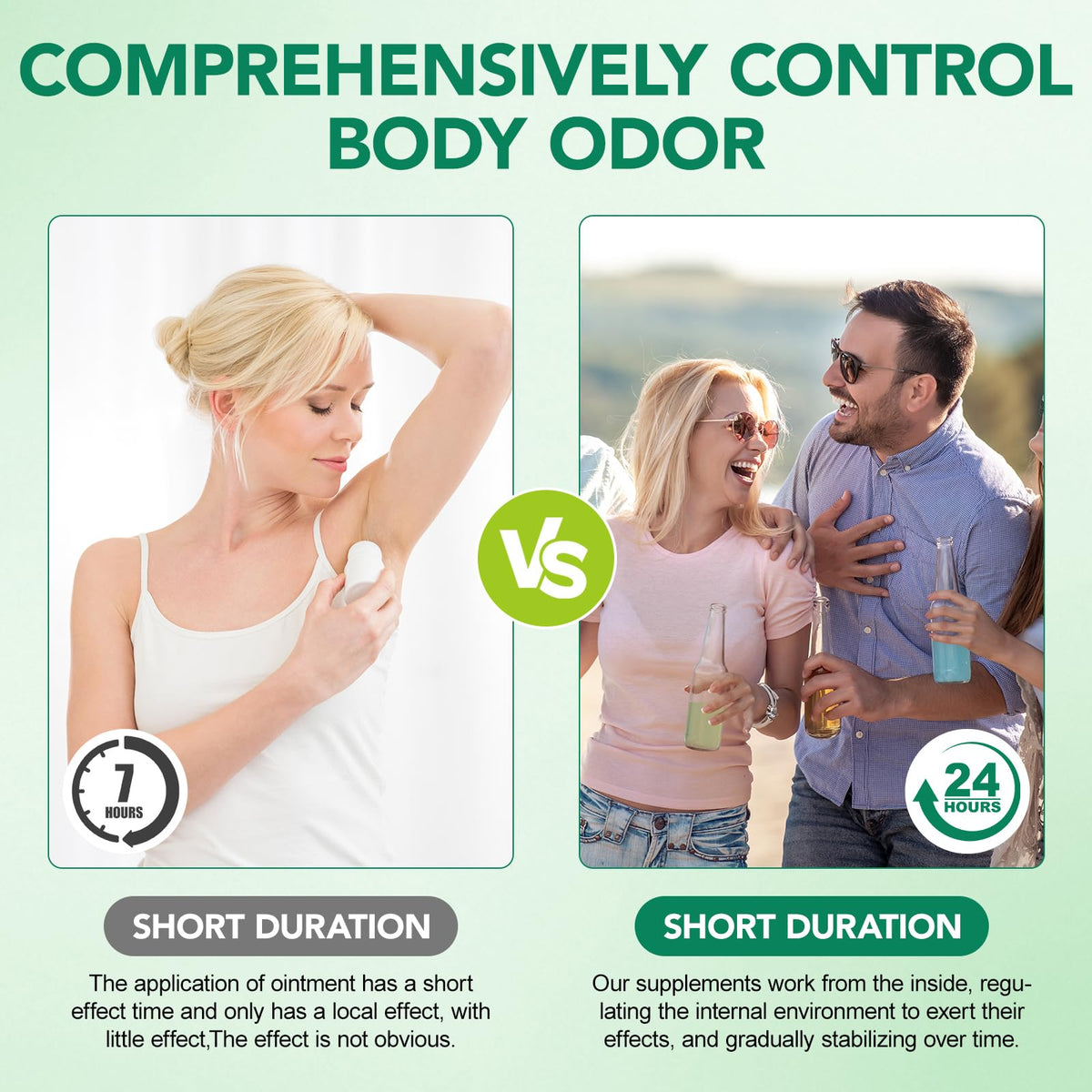 natural body odour control supplement
