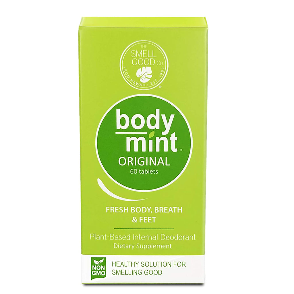 Natural body odour control tablets