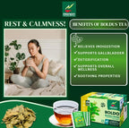natural boldo leaves herbal tea