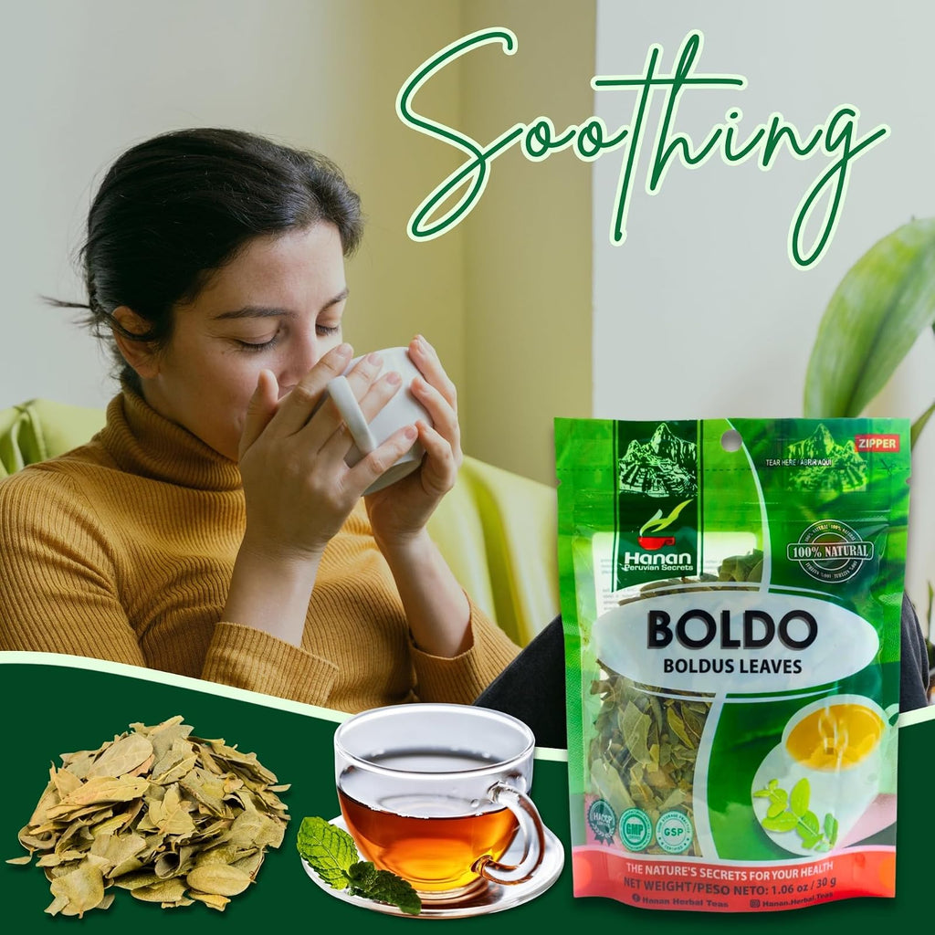 natural boldo leaves herbal tea