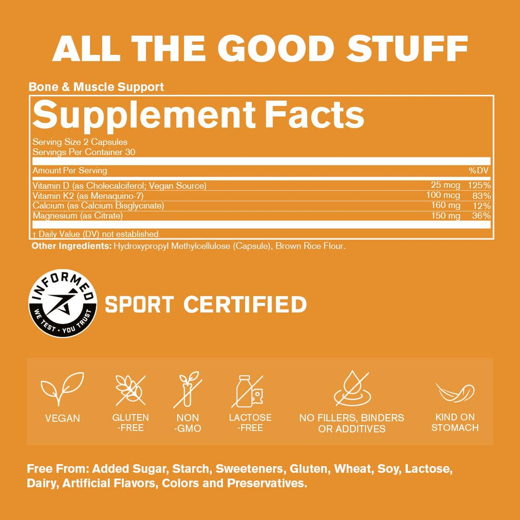 natural bone strength with calcium