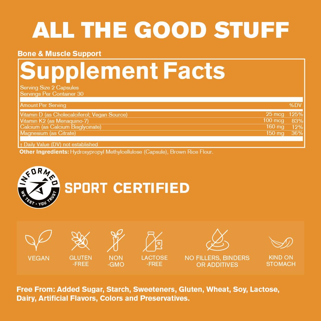 natural bone strength with calcium