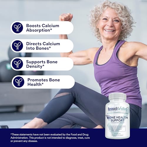 Natural bone support with calcium
