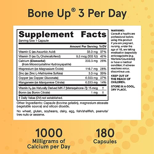 Natural bone support with Jarrow BoneUp
