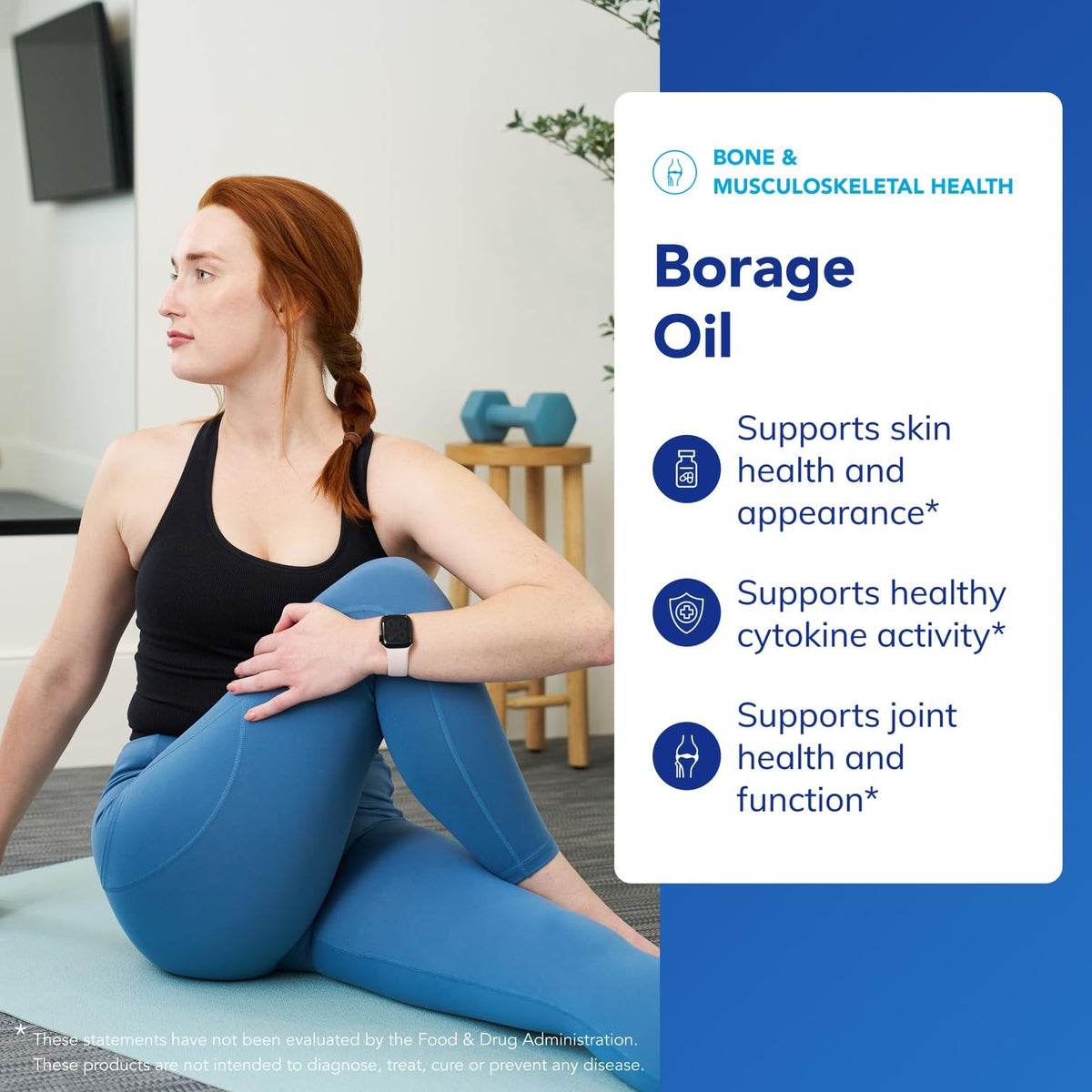 Natural borage oil for healthy skin