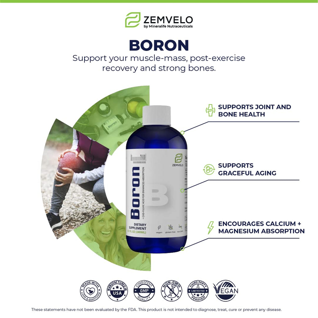 natural boron for calcium absorption
