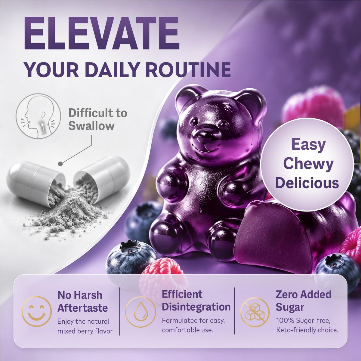 Natural boron gummies for men