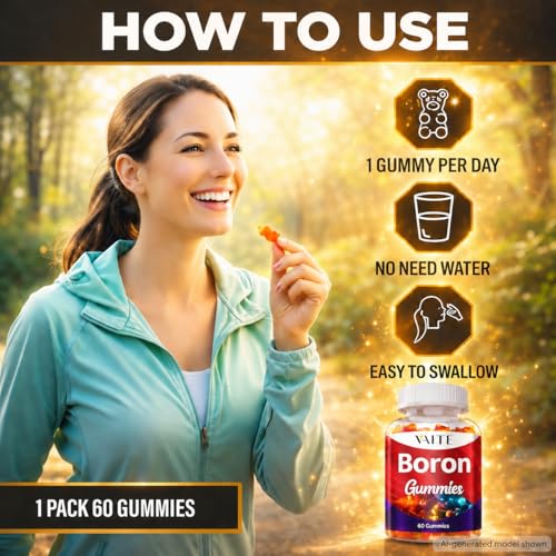 Natural Boron gummies for wellness