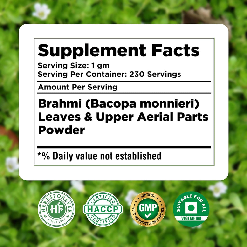 Natural brain booster Brahmi powder