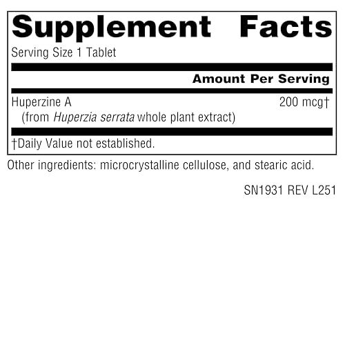 Natural brain booster Huperzine A
