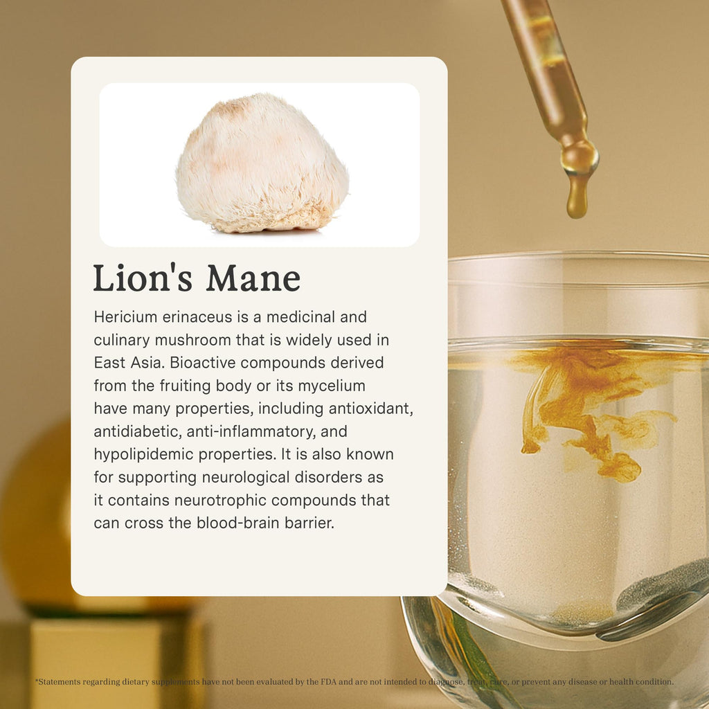 Natural brain booster Lion's Mane mushrooms