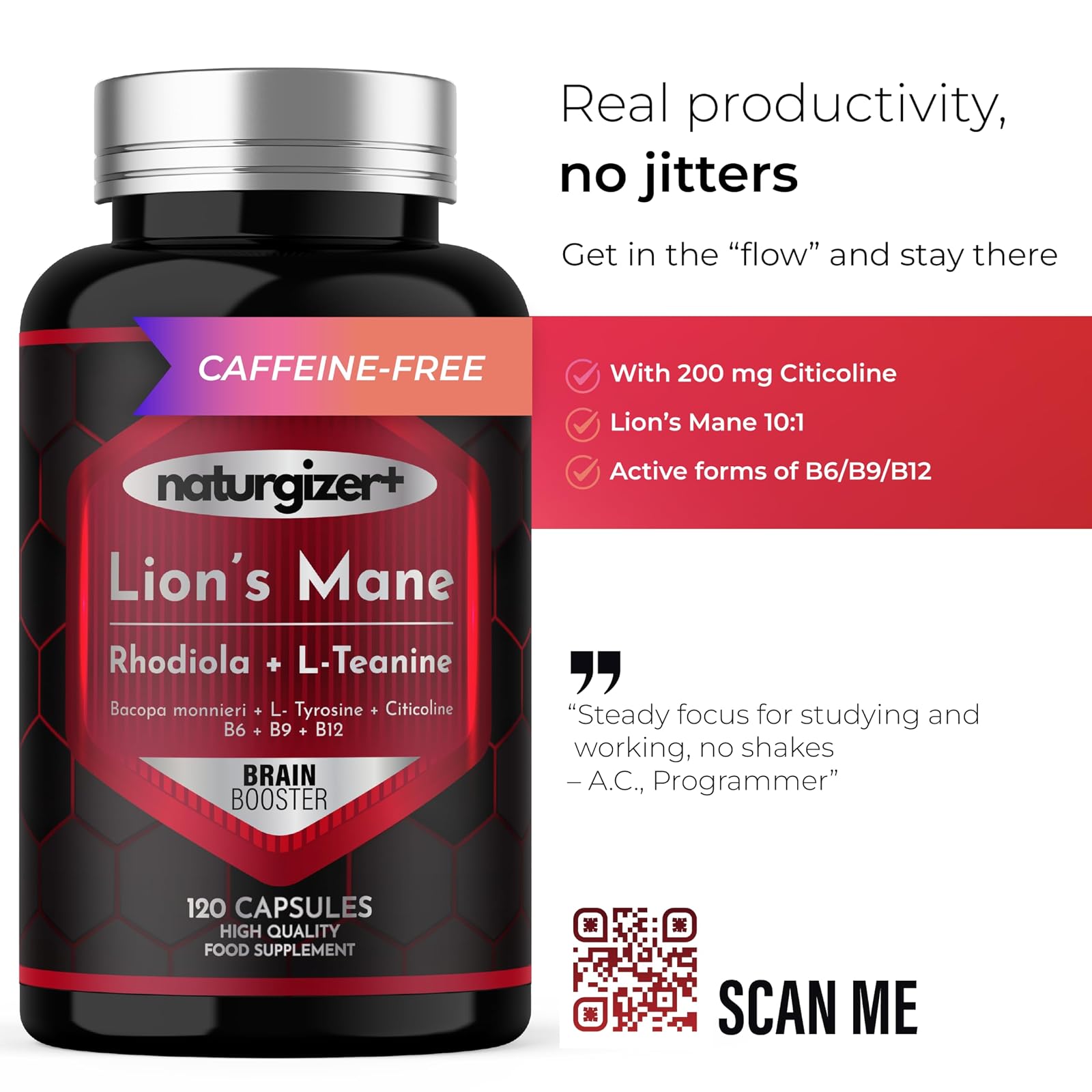 Natural brain booster supplement