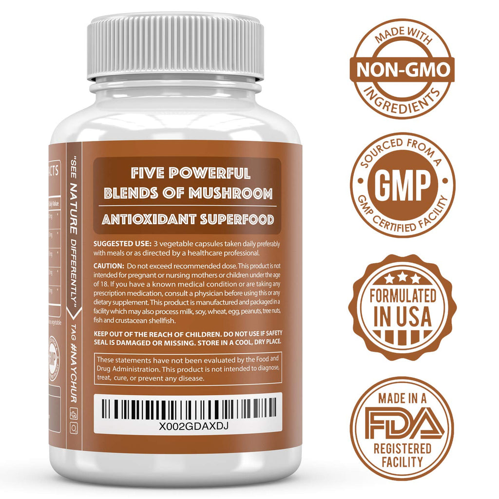 natural brain booster with mushrooms