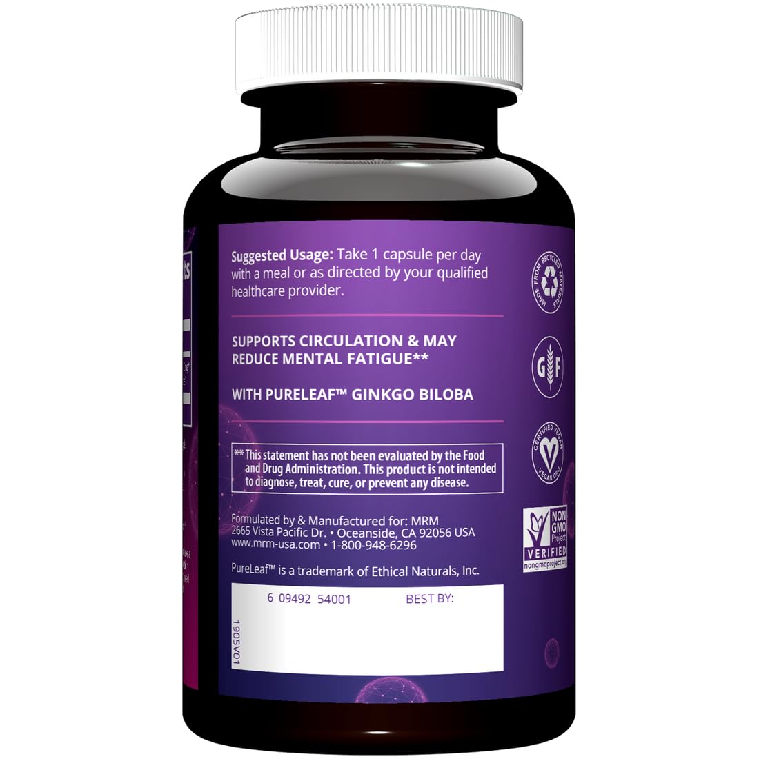 natural brain health with Ginkgo B