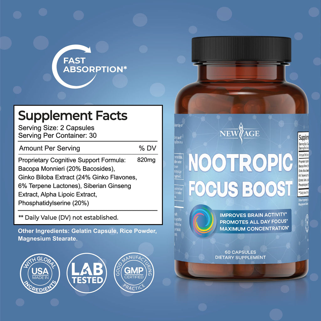 Natural brain supplement for clarity