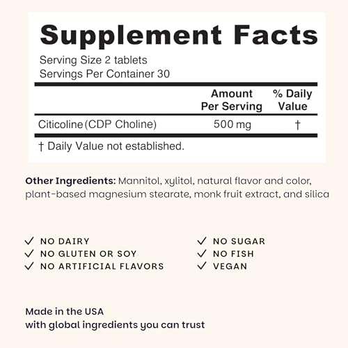 natural brain supplement with no artificial flavours