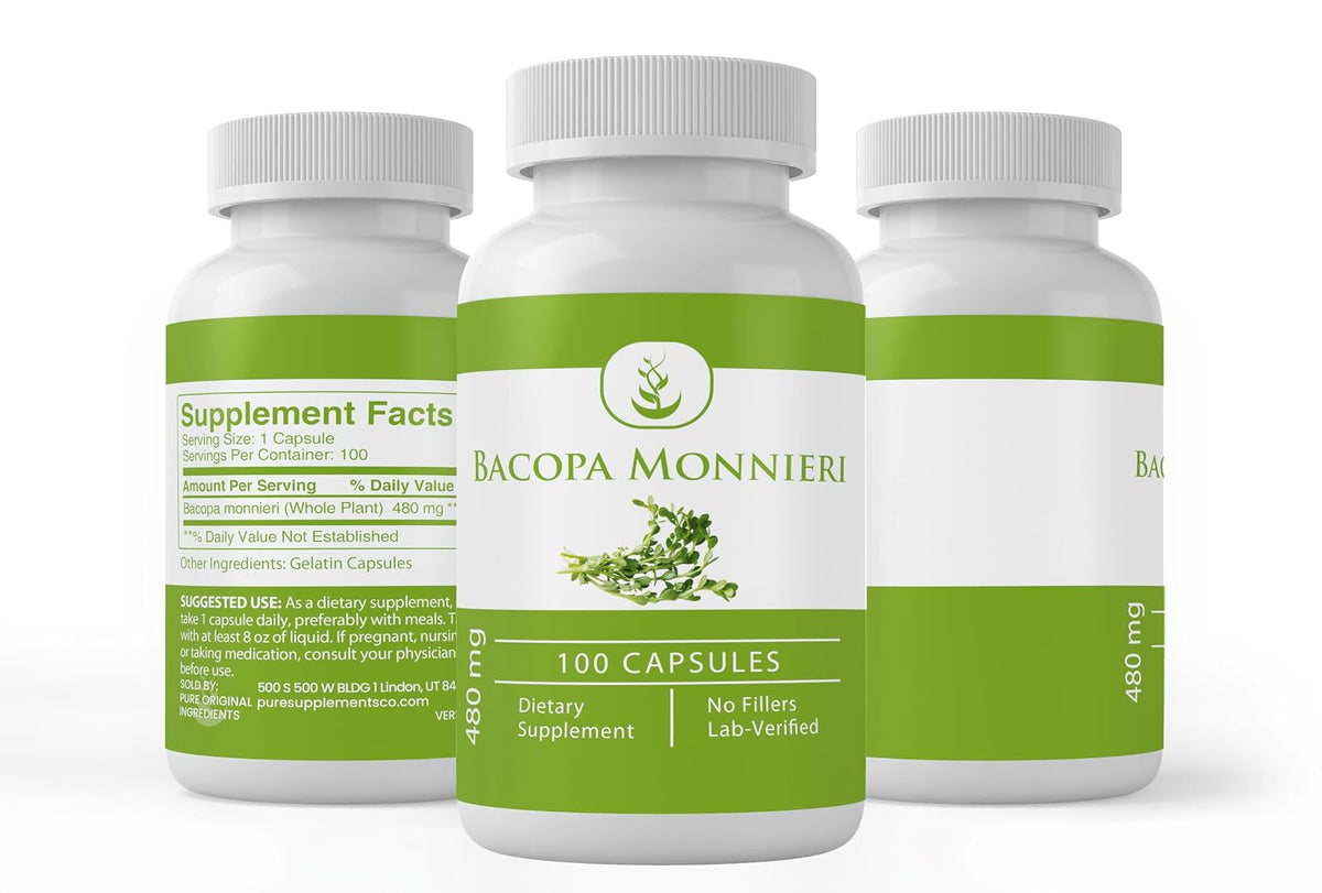 Natural brain support Bacopa Monnieri