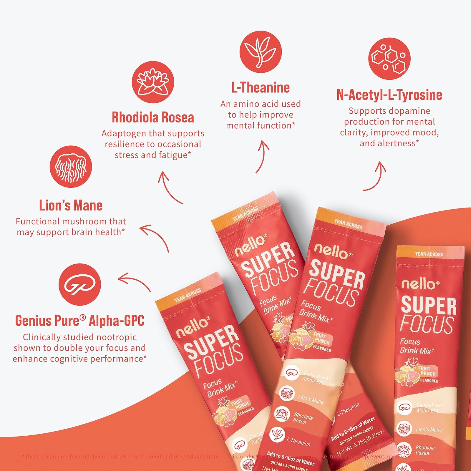 natural brain support drink mix