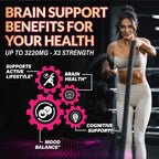 Natural brain support multivitamins for adults