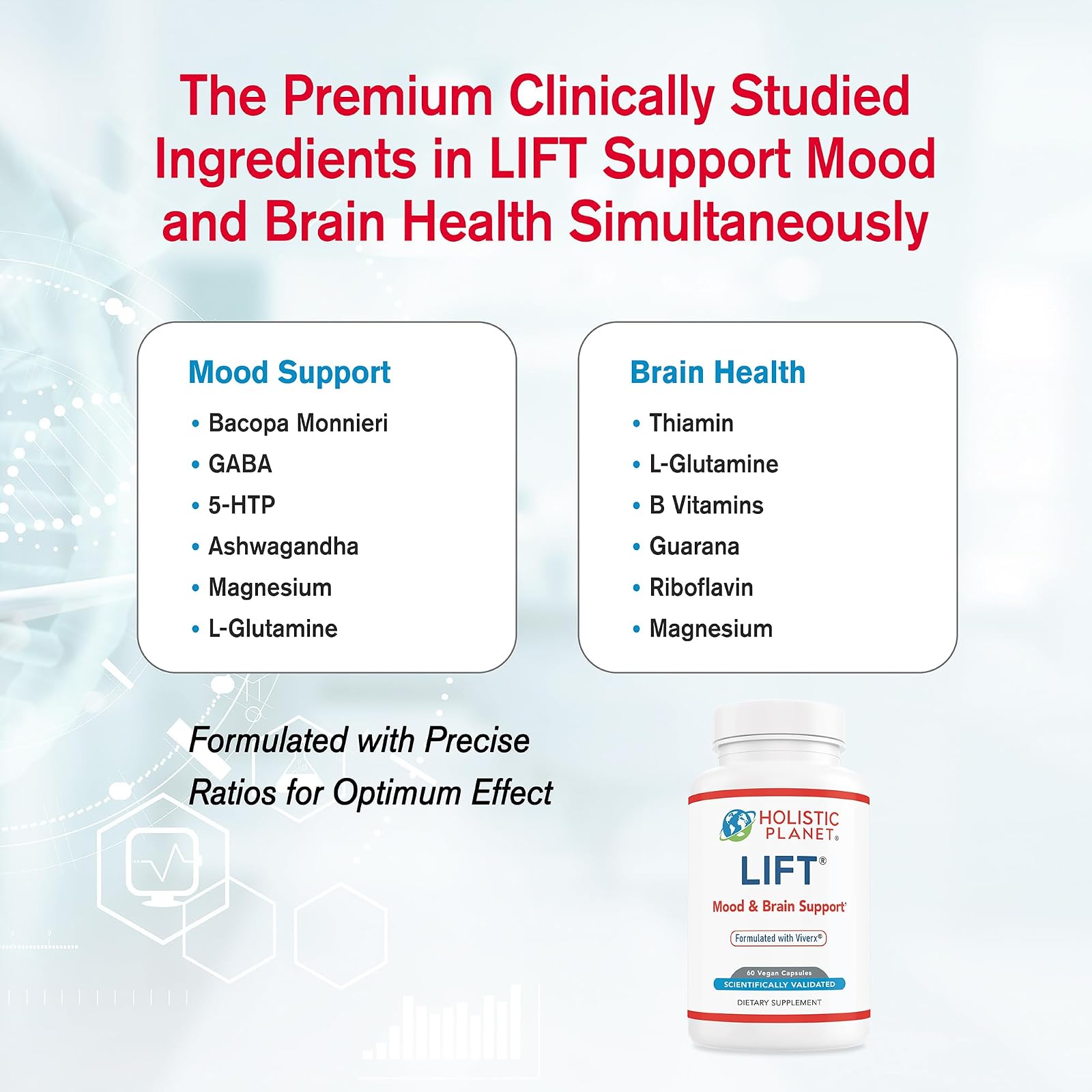 Natural brain support supplement