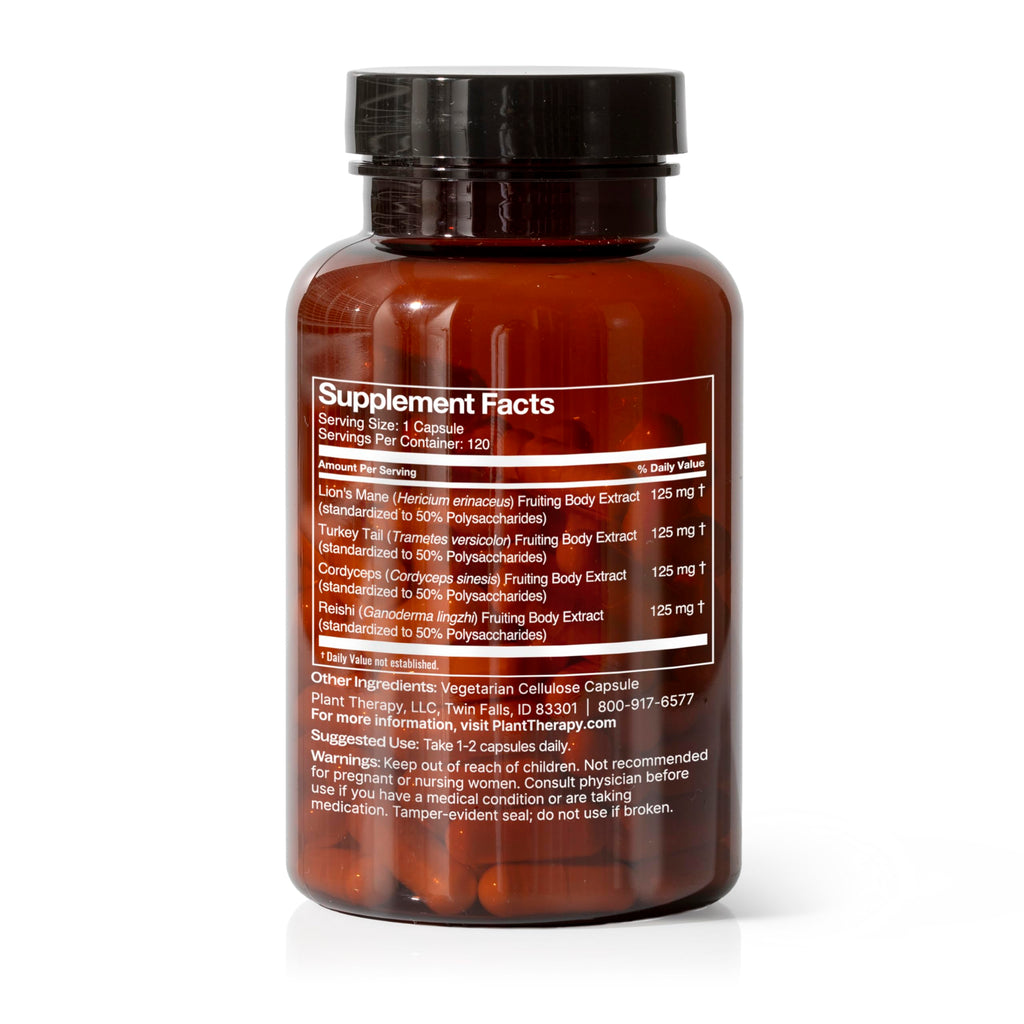 natural brain support with mushrooms