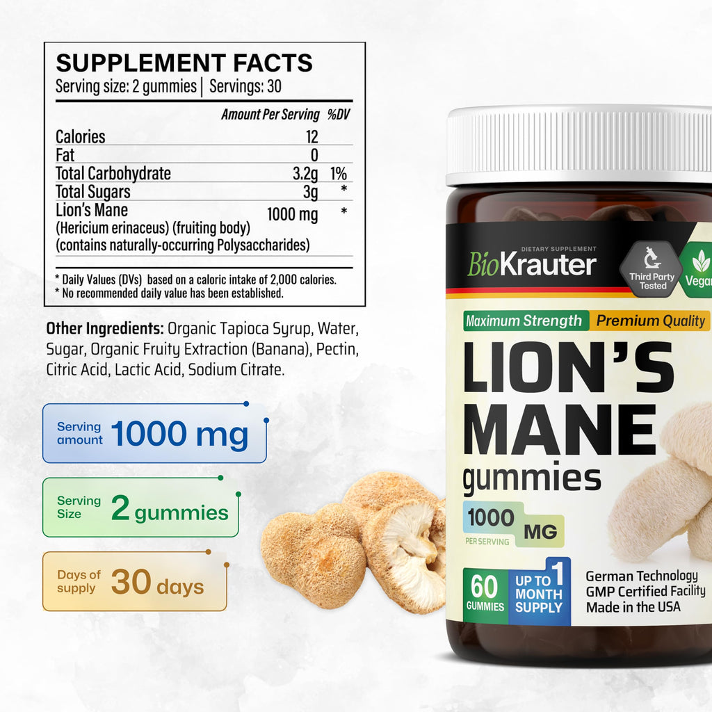 natural brain support with mushrooms