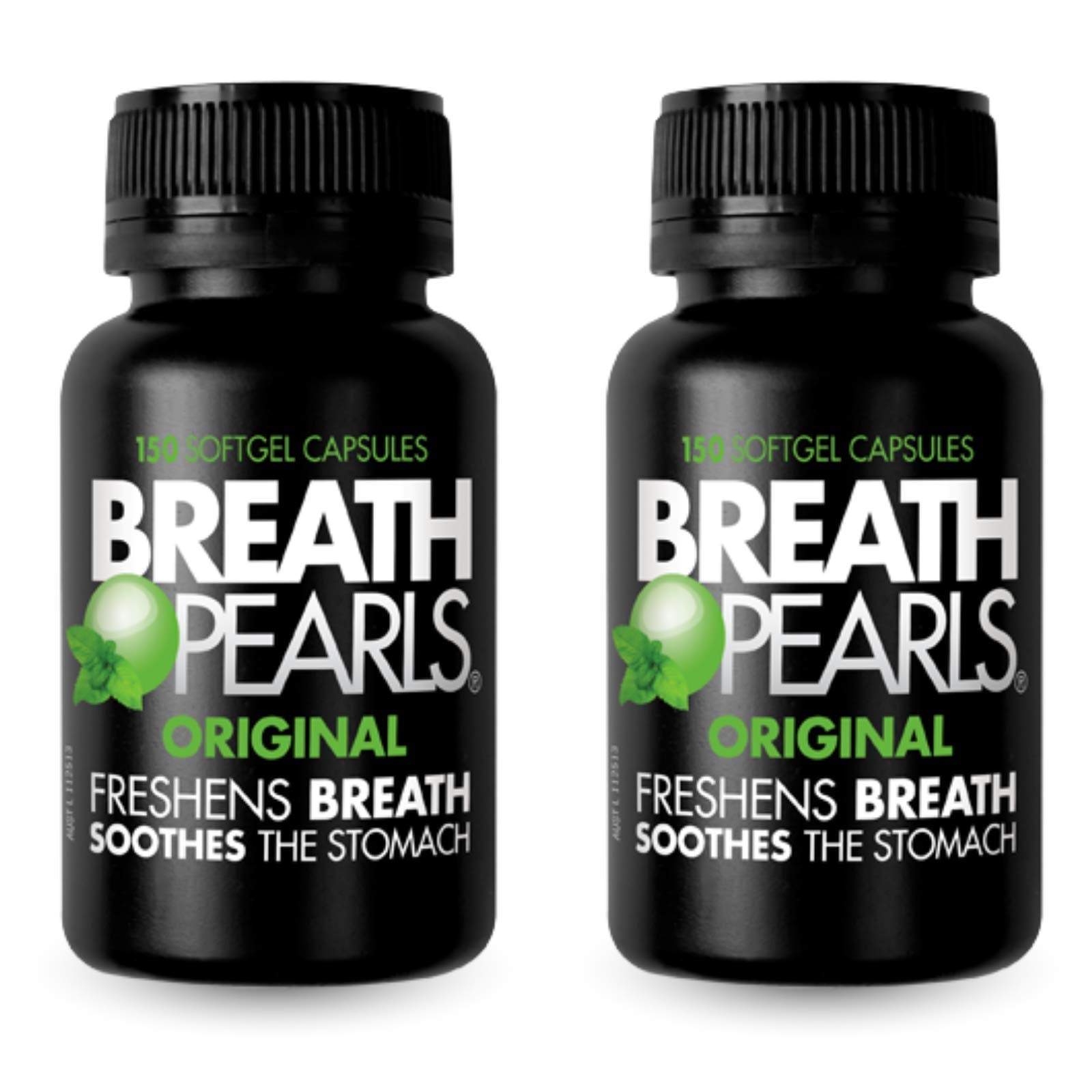 Natural breath fresheners in softgel form