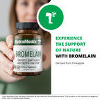 Natural Bromelain capsules for wellness