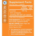 natural bromelain for digestion support
