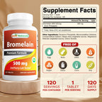 Natural bromelain for digestive health