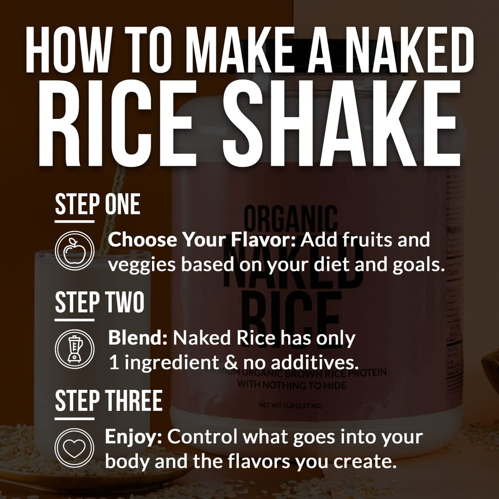 natural brown rice protein for baking