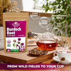 natural burdock root detox tea