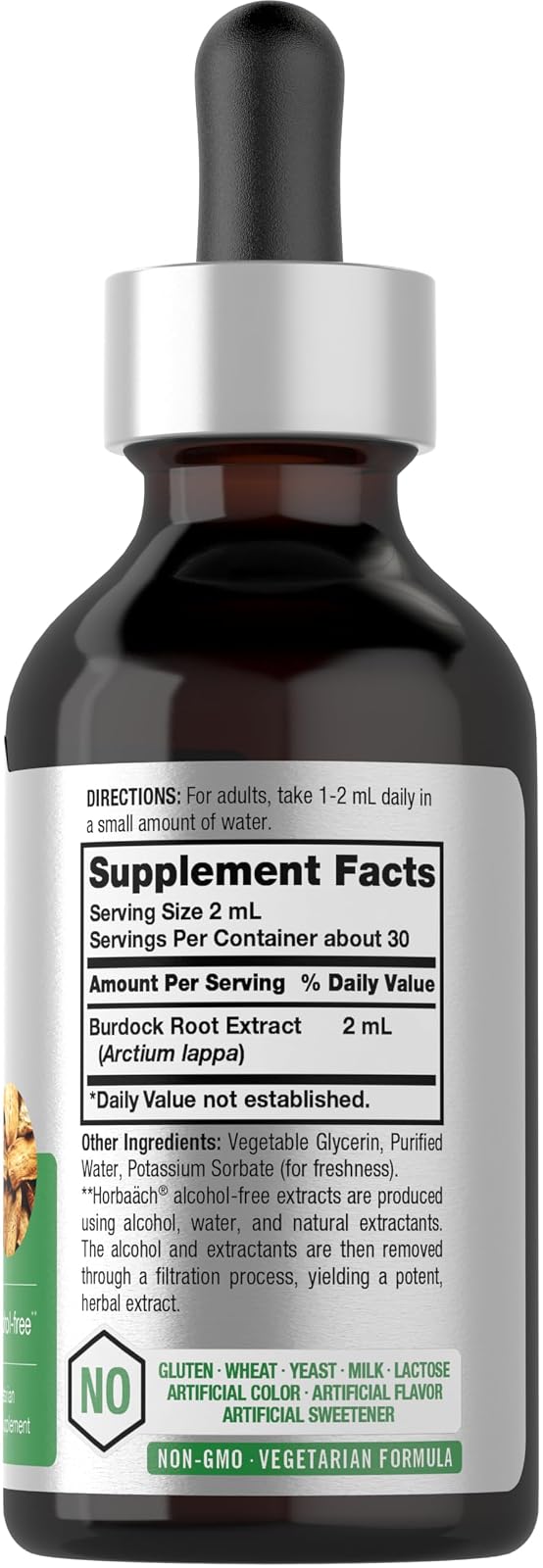 Natural burdock root extract for wellness
