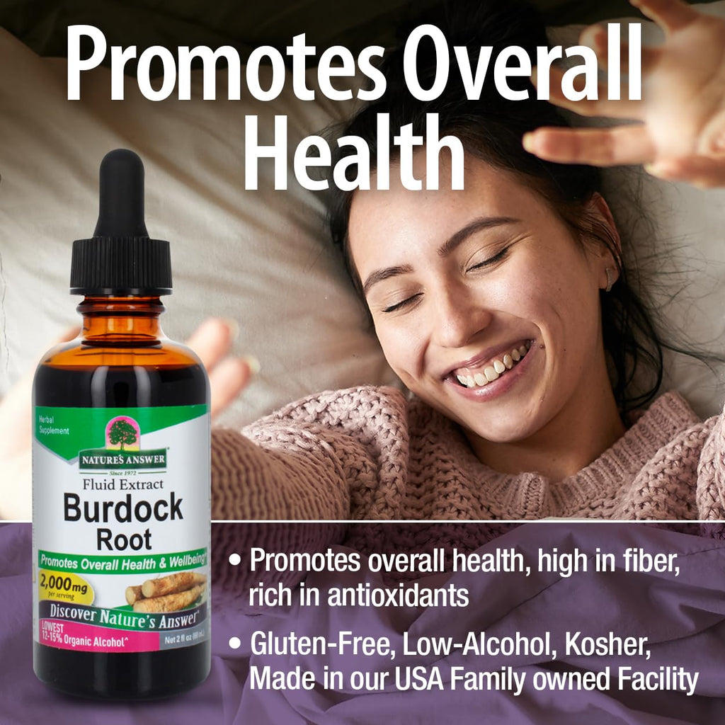 natural burdock root immune support