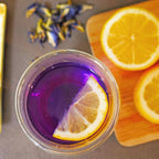 natural butterfly pea flower infusion
