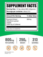 Natural caffeine boost with guarana