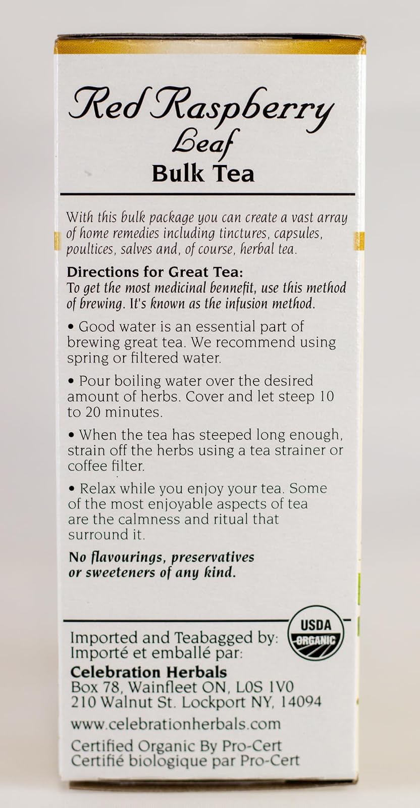natural caffeine-free herbal infusion