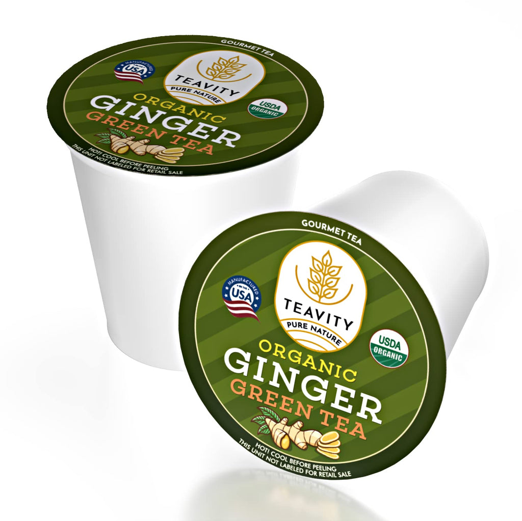 natural caffeine green tea pods
