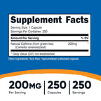 Natural caffeine multivitamin for men