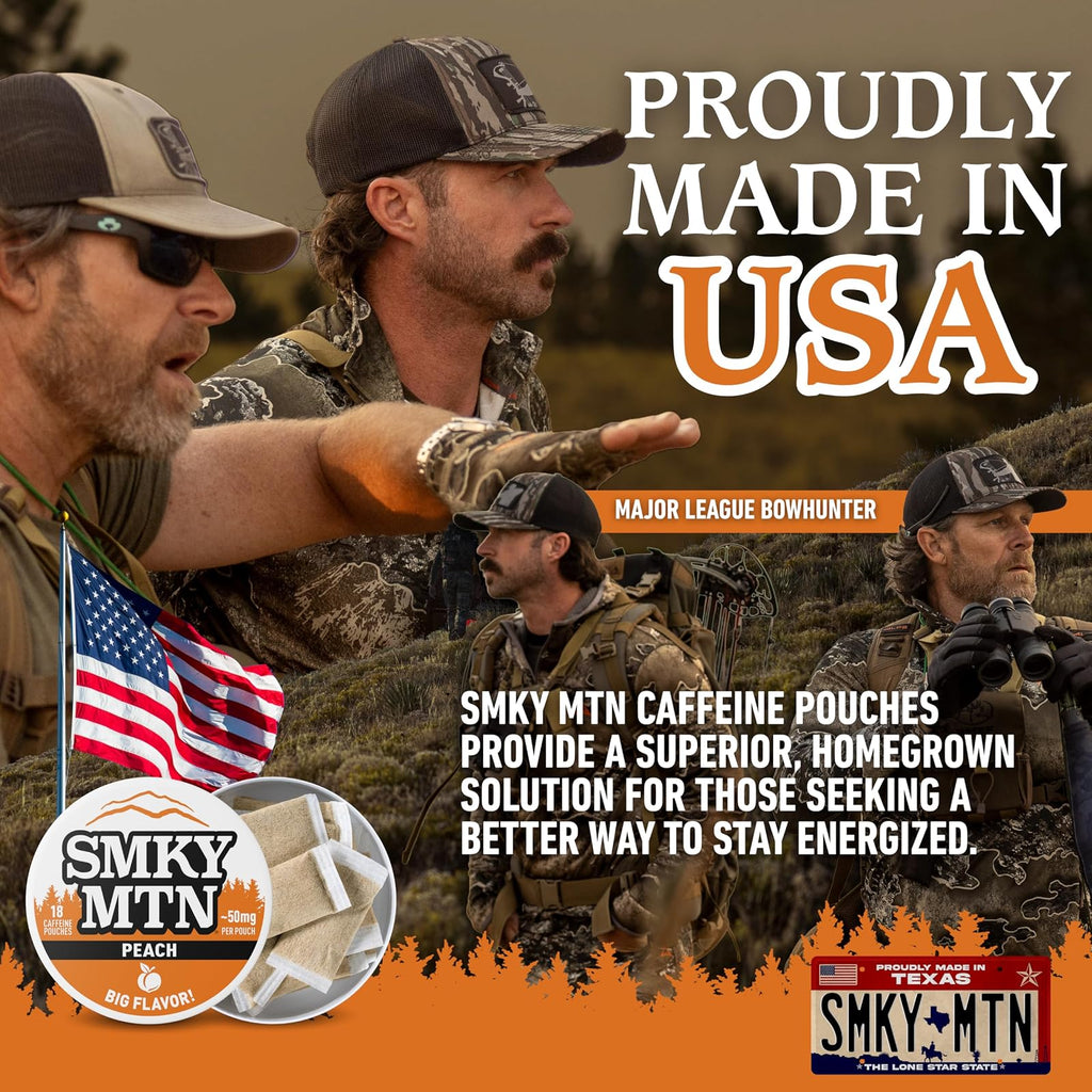 natural caffeine peach pouches for focus