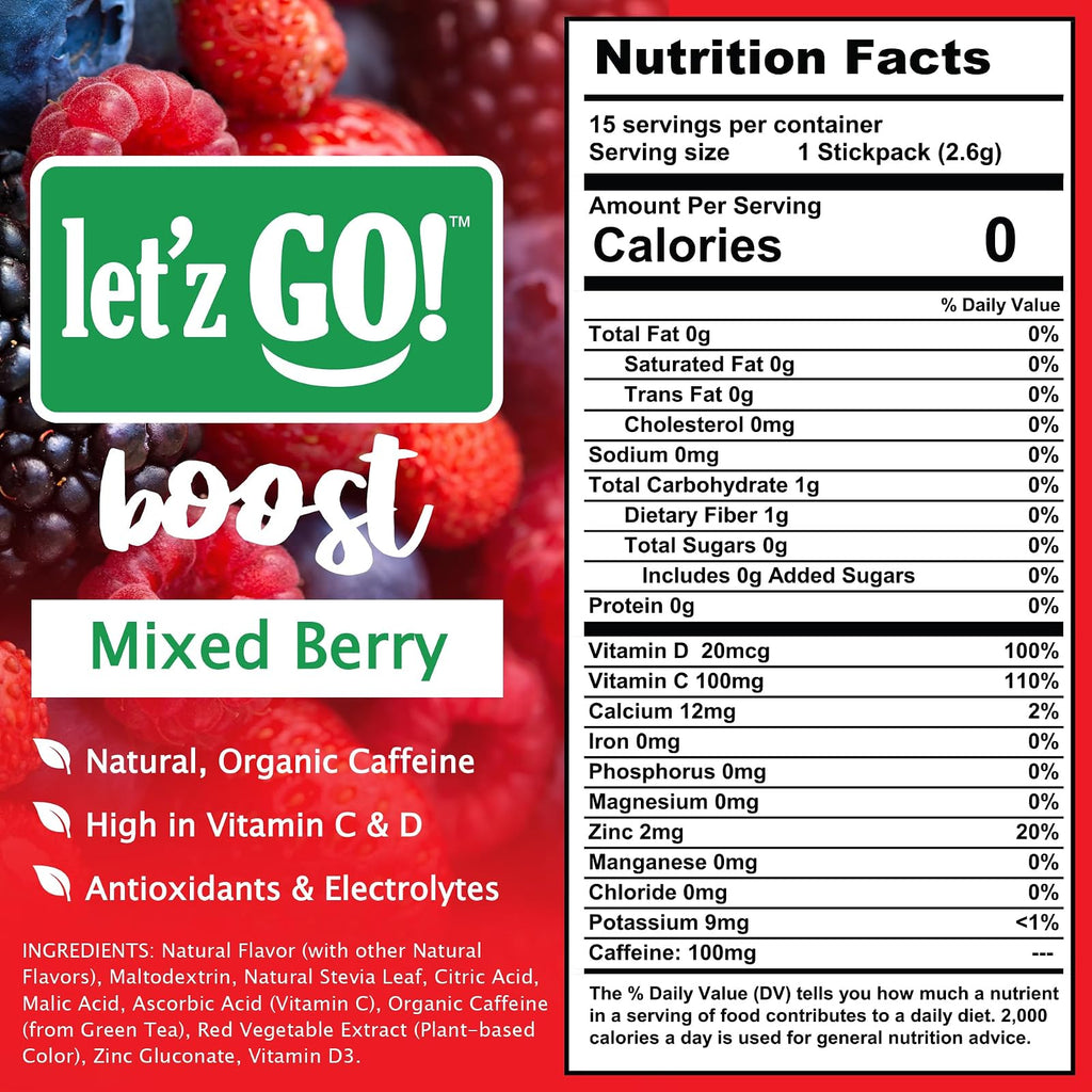 natural caffeine vitamin C drink