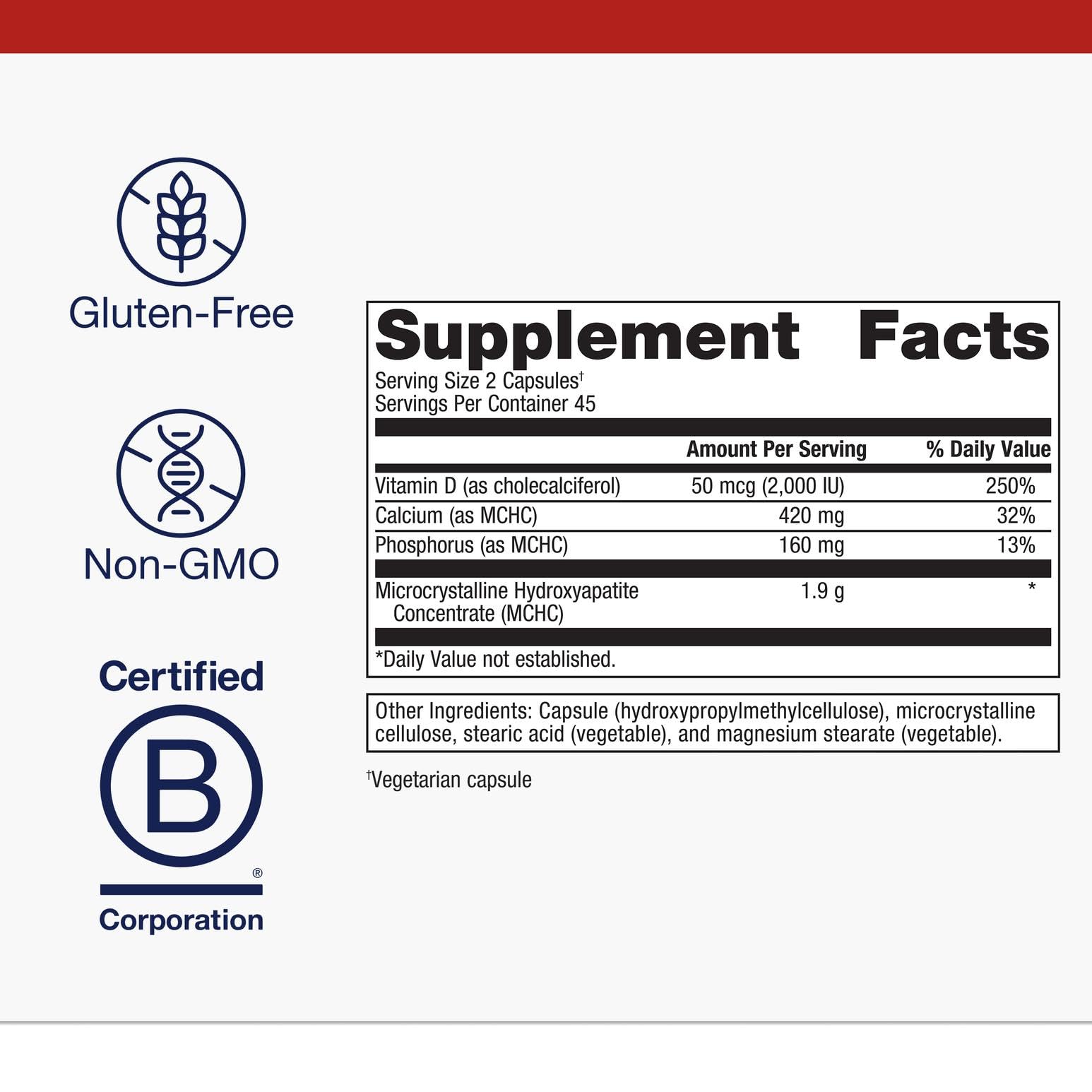 natural calcium citrate for better absorption