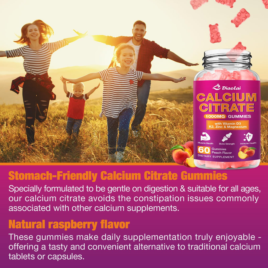 natural calcium citrate for overall wellness