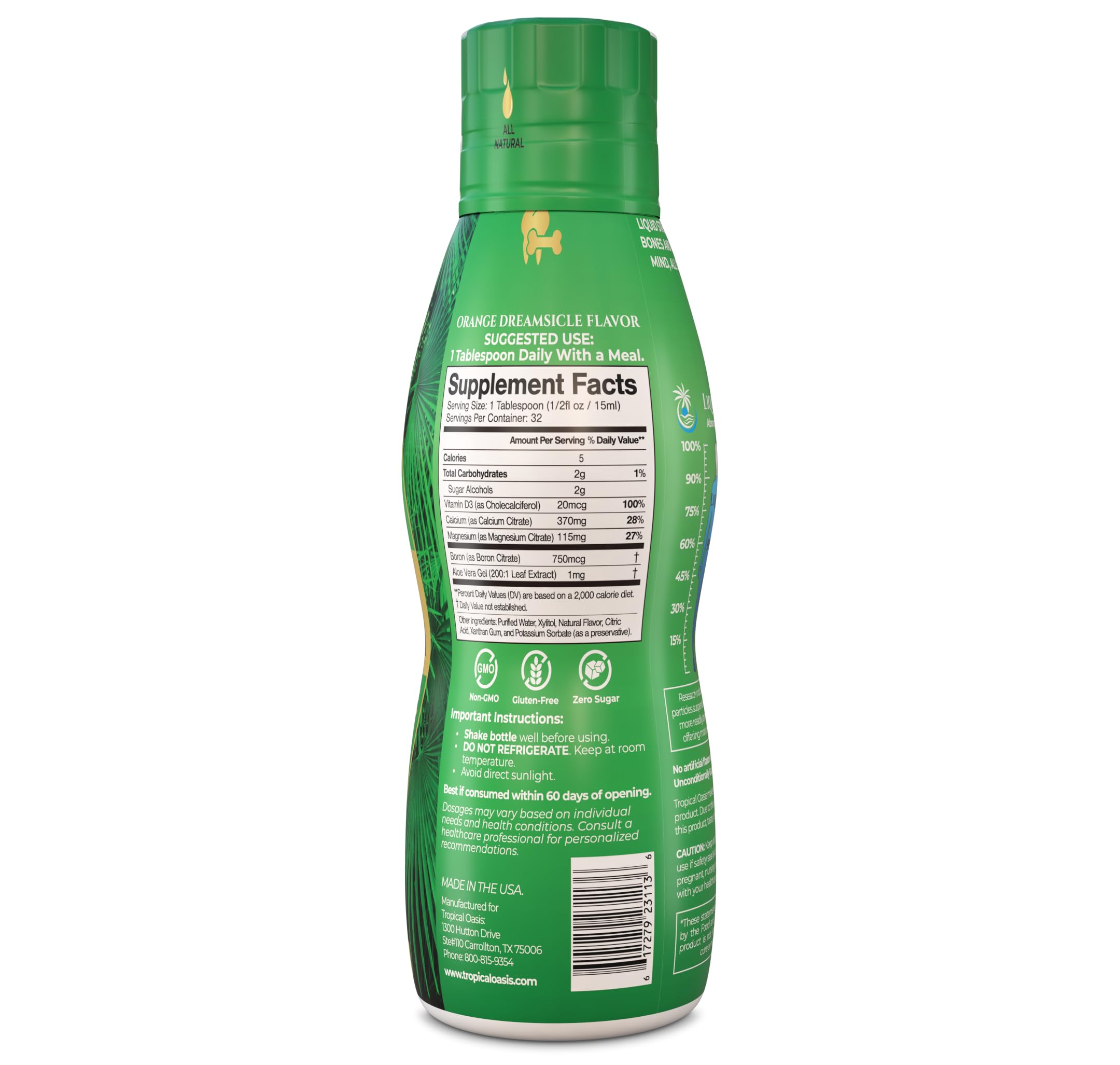natural calcium citrate formula