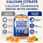 natural calcium citrate gummies for better absorption