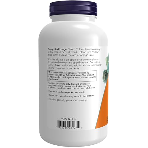 natural calcium citrate powder for wellness