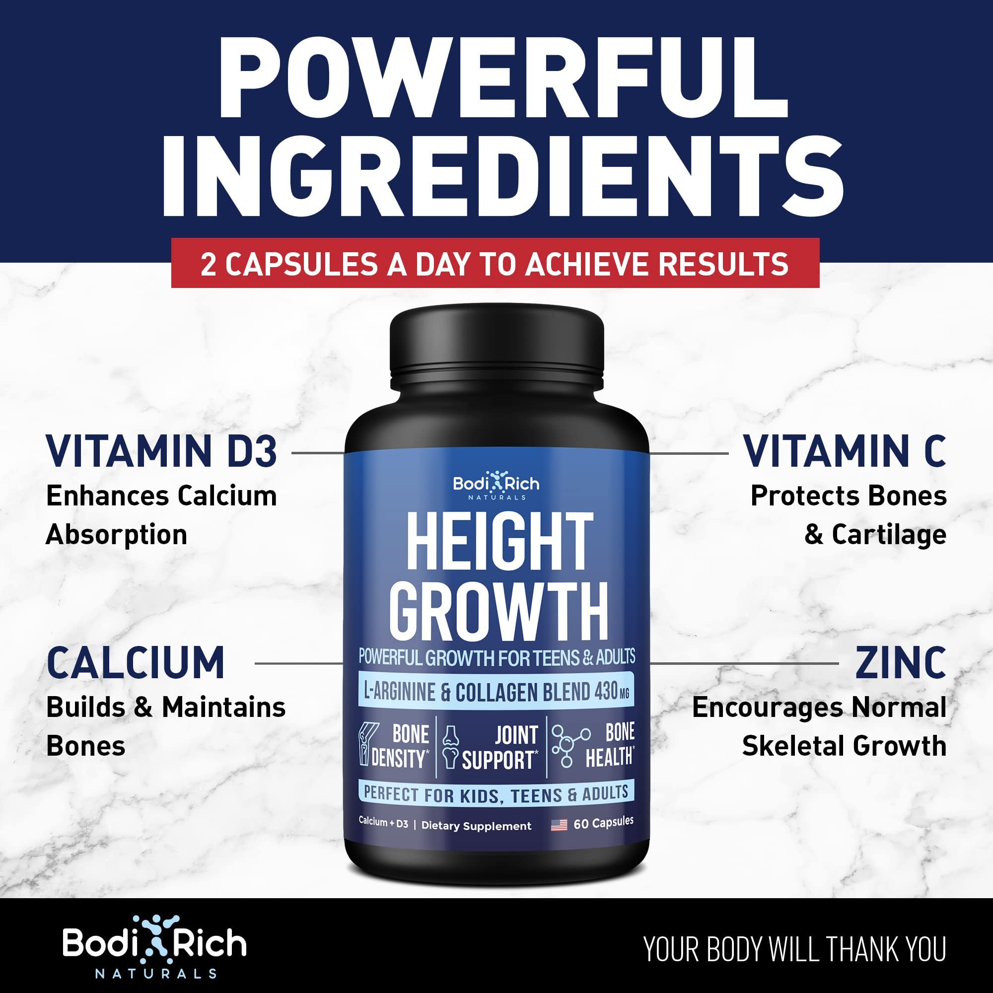 natural calcium for growth