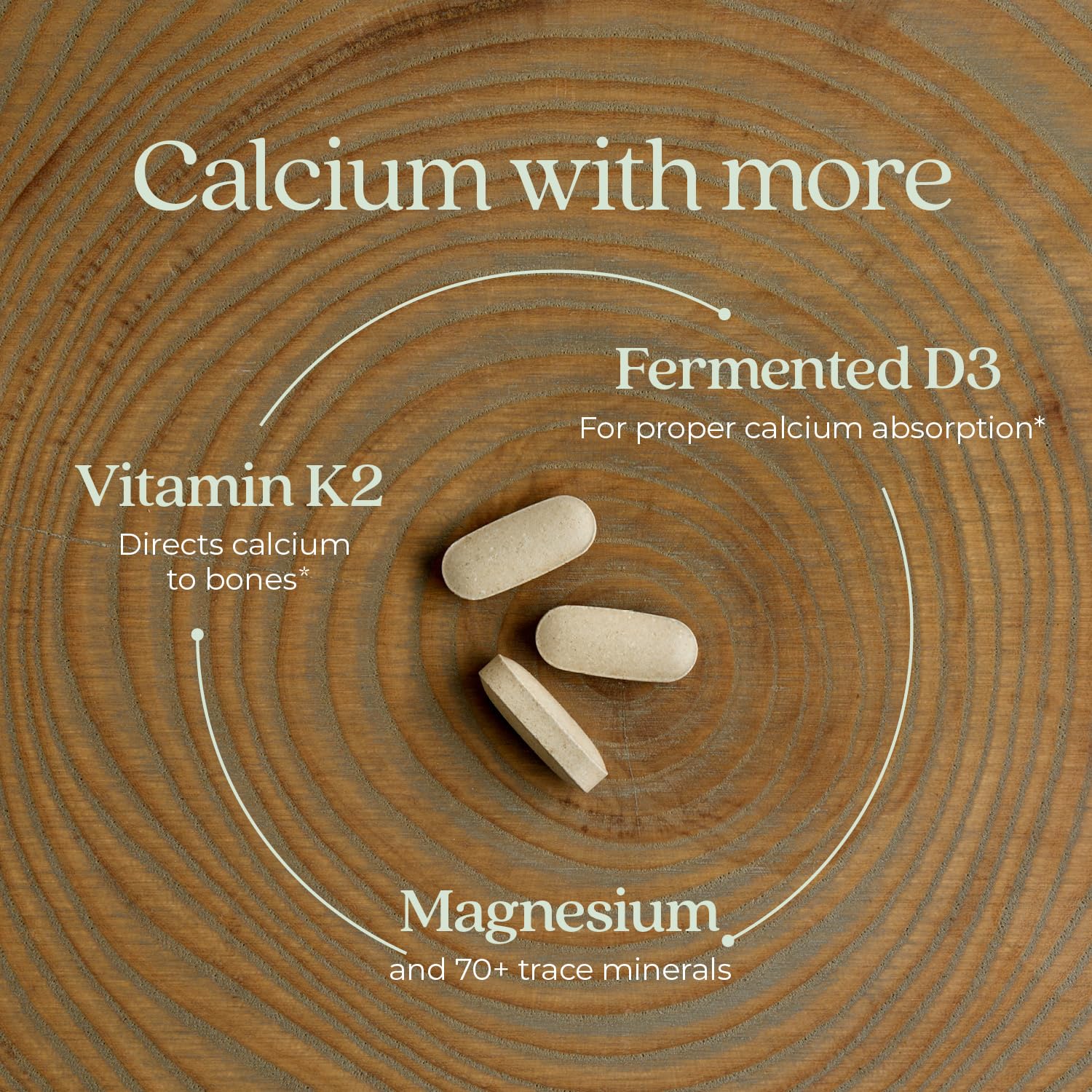 Natural calcium for healthy bones