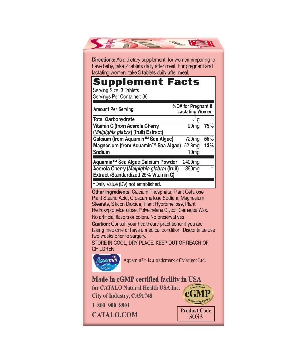natural calcium for prenatal health